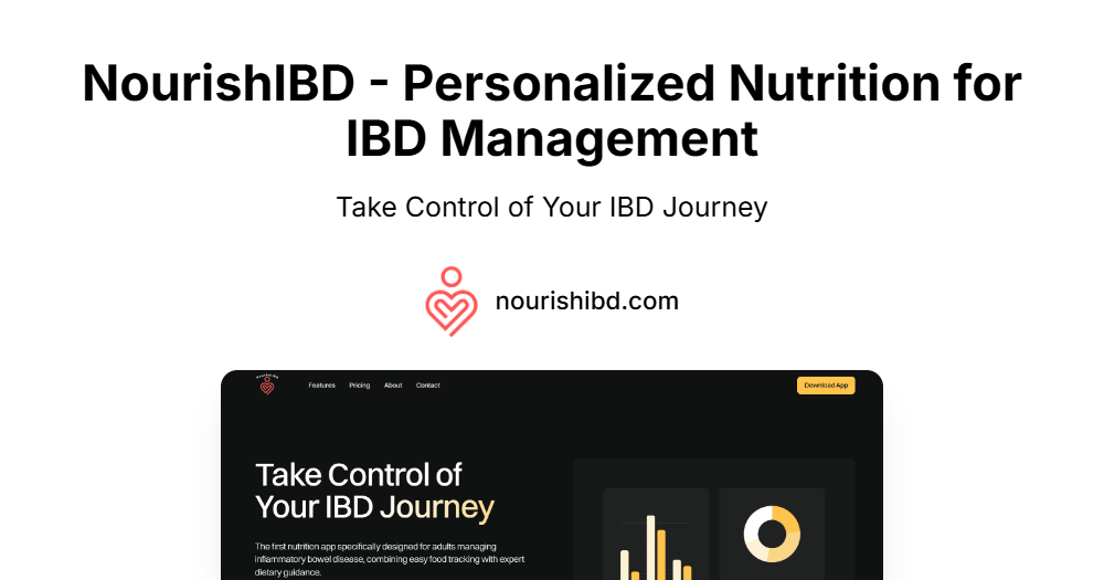 NourishIBD - Personalized Nutrition for IBD Management
